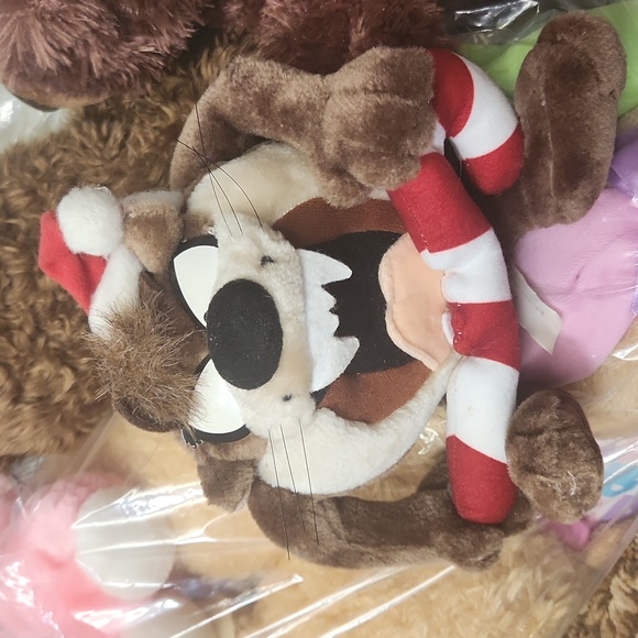 Warner Bros. | Toys | Vintage Applause Taz With Candy Cane Plush ...